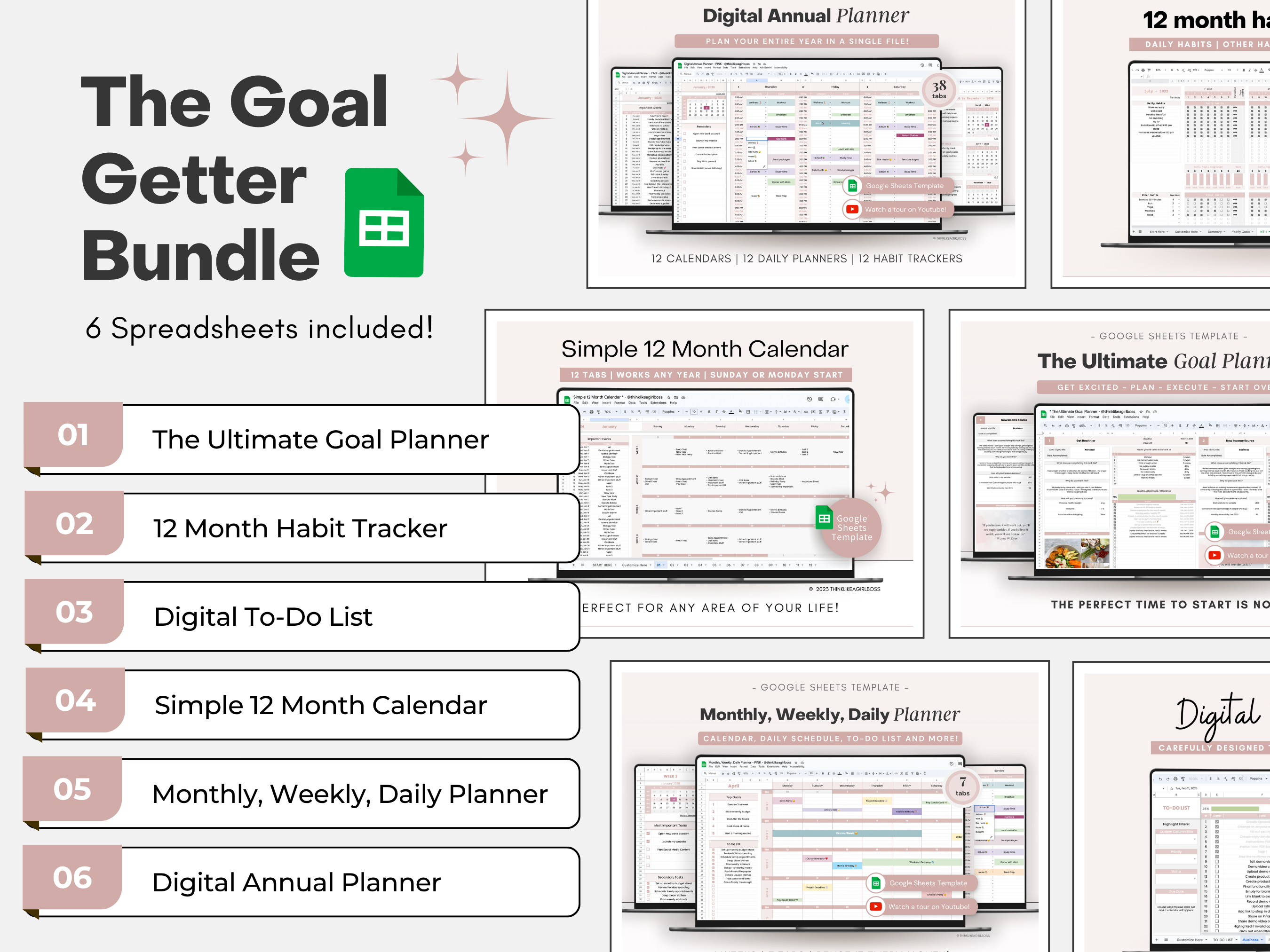 The Goal Getter Bundle – Think Like A Girl Boss