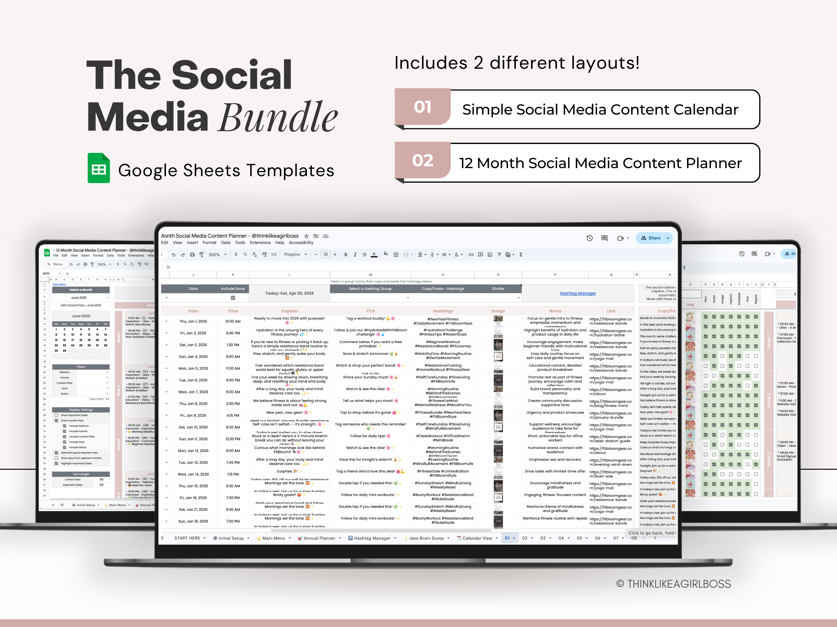 The Social Media Bundle – Think Like A Girl Boss