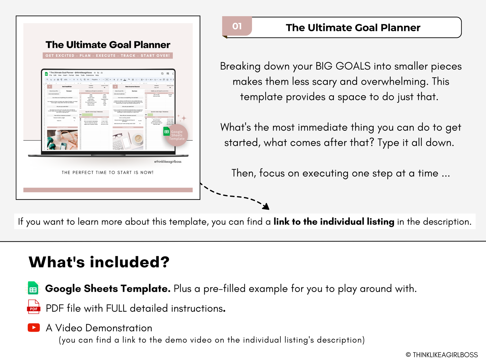 The Goal Getter Bundle – Think Like A Girl Boss