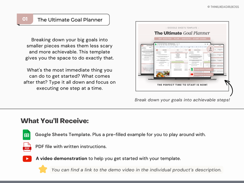 The Goal Getter Bundle – Think Like A Girl Boss