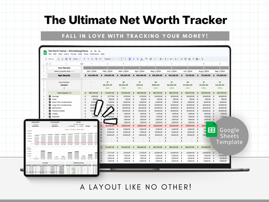 Net Worth Tracker - V1 – Think Like A Girl Boss