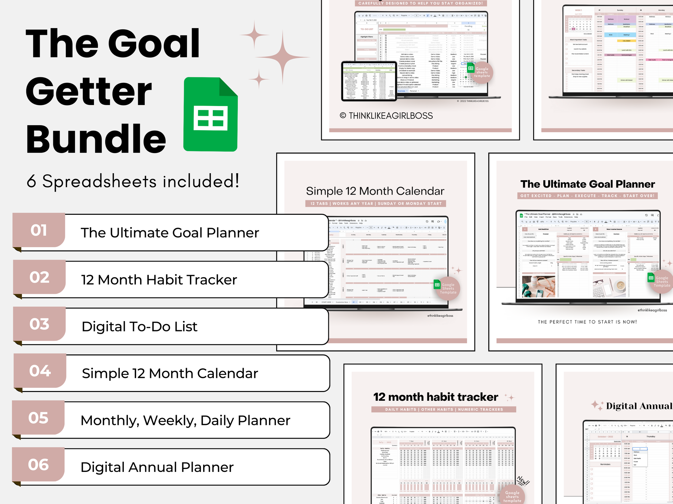 The Goal Getter Bundle – Think Like A Girl Boss