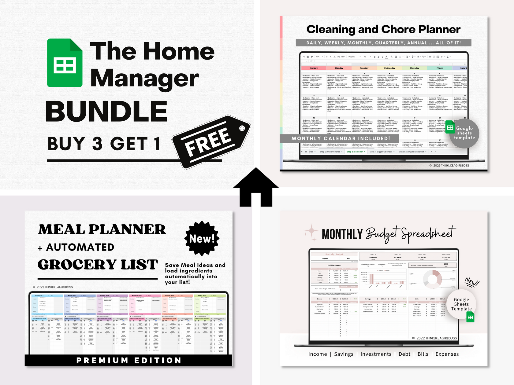 The Home Manager Bundle – Think Like A Girl Boss