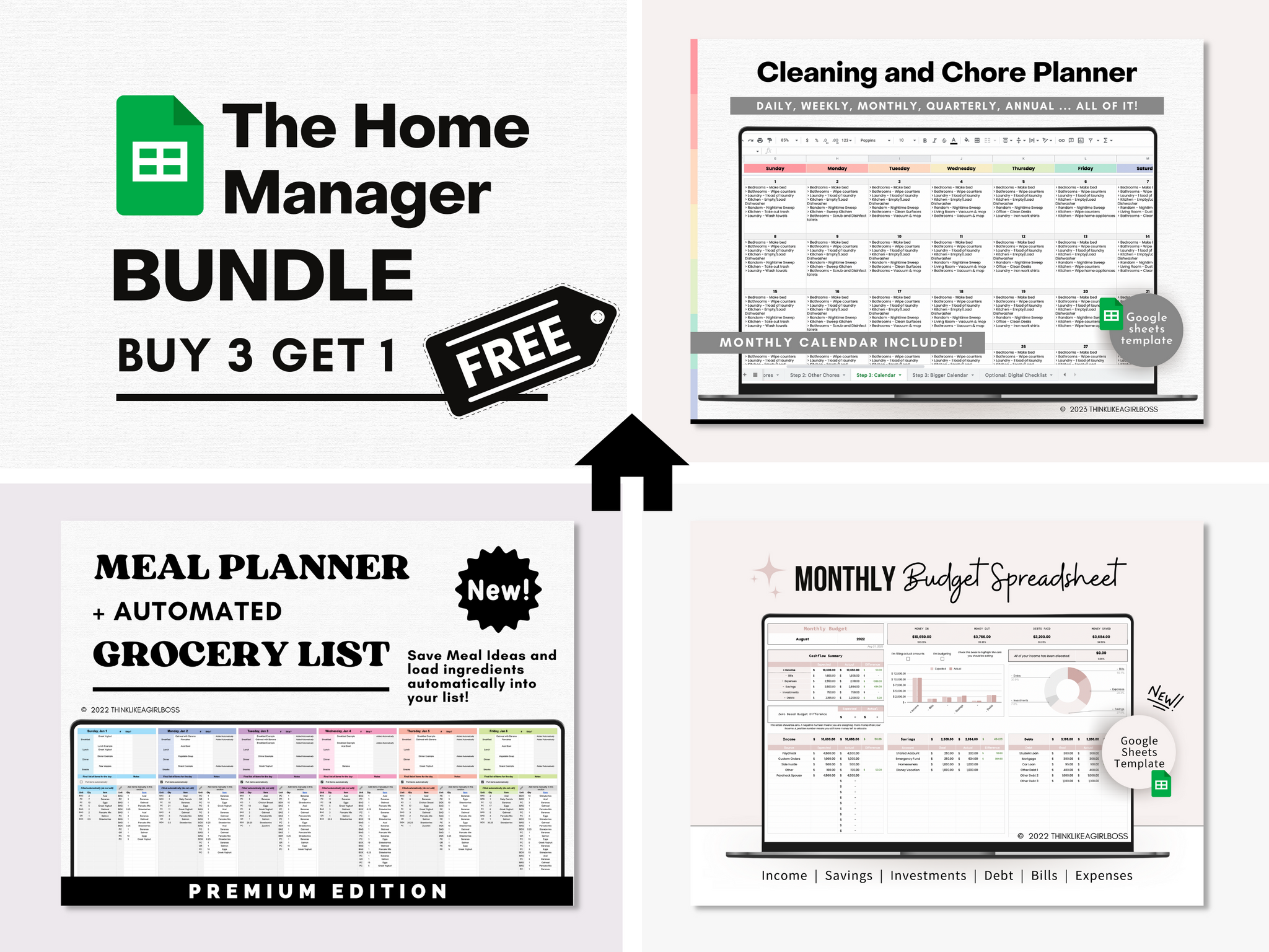 The Home Manager Bundle – Think Like A Girl Boss
